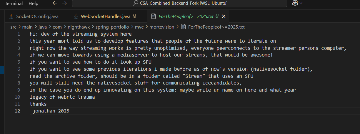 A Retrospective on Trimester 2 of AP CSA
